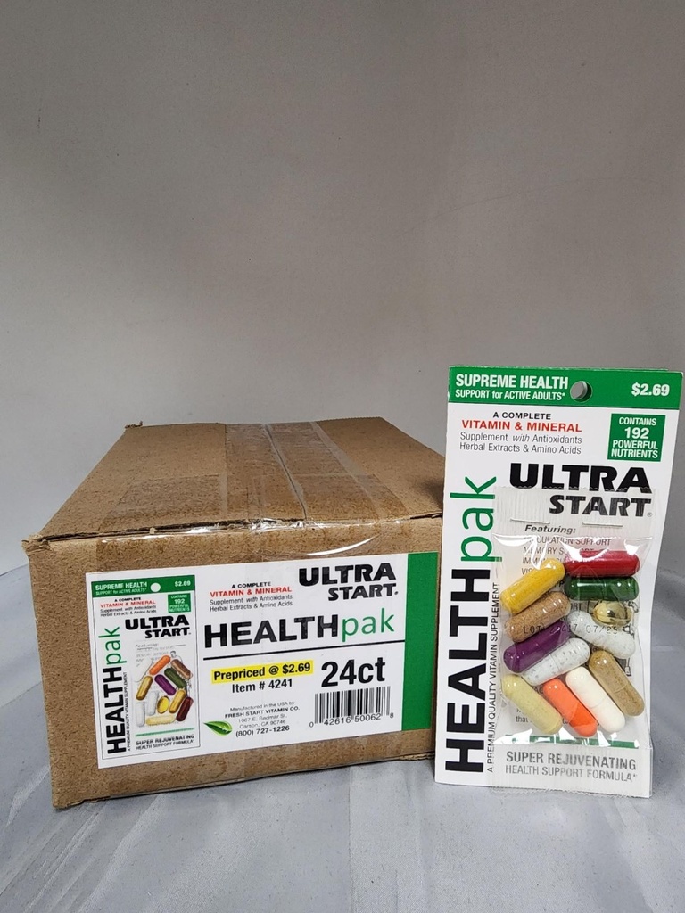 Ultra Start Vitamins 24 Cards/Box 1 ct | Kassir Import & Export Co